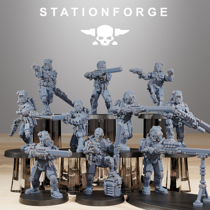 3D Printable Scavenger Security Patrol by Station Forge