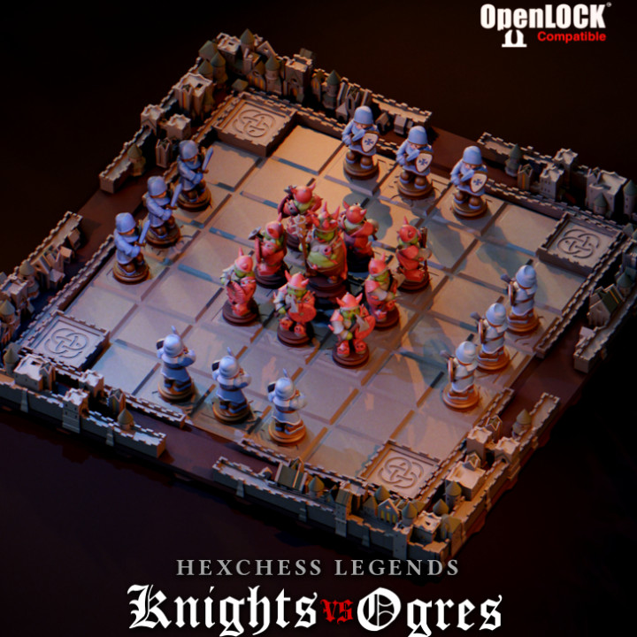Hexchess Legends: Knights vs Ogres Campaign - MyMiniFactory