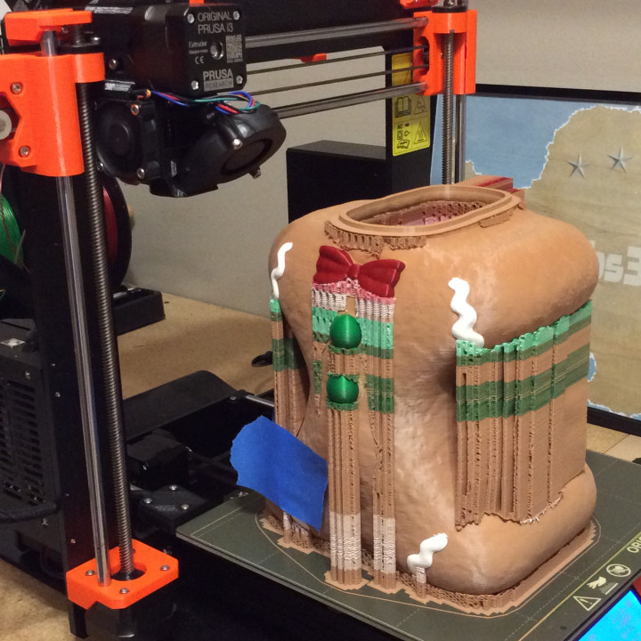 3D Printable Gingerbread Jar by Star Labs 3D, LLC