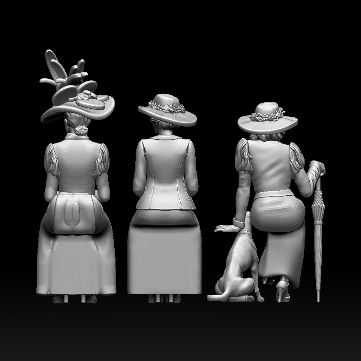 3D Printable ladies by 3Dimontis