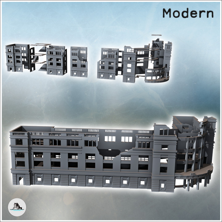 3D Printable Stalingrad Main Department Store (USSR) (43) - Modern WW2 ...
