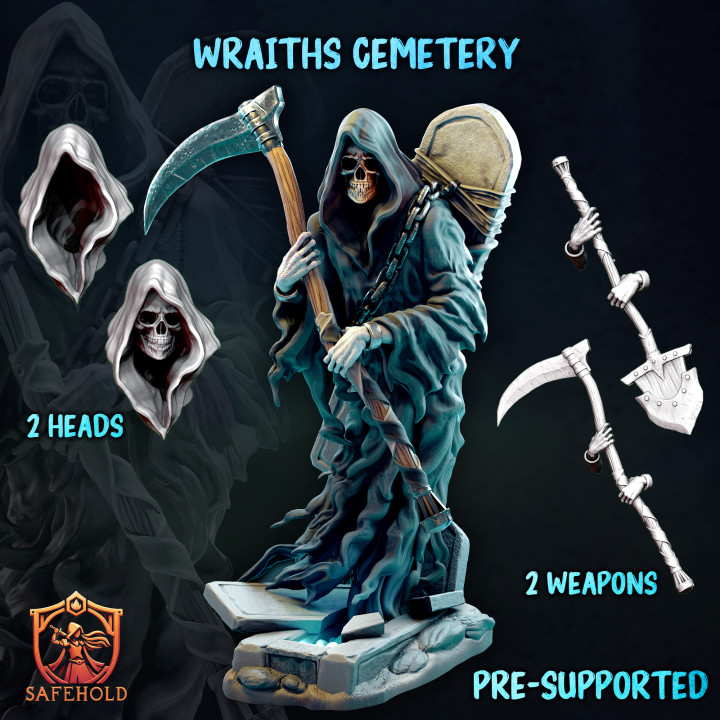 3D Printable Cemetery Characters by Safehold