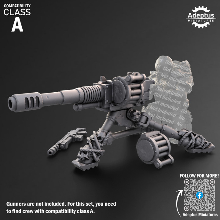 3D Printable Heavy Weapons - Design Option 1. Renegades and Heretics ...