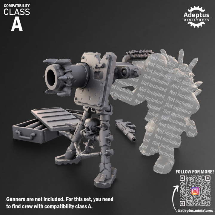 3D Printable Heavy Weapons - Design Option 1. Renegades and Heretics ...