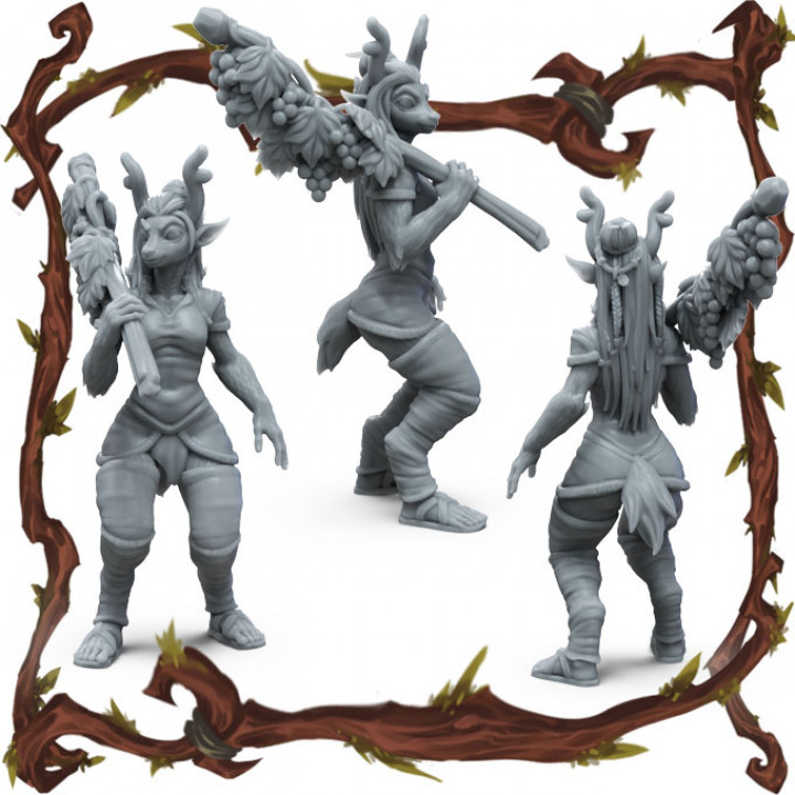 3D Printable Garden Fable: Faunling Female by RocketPigGames