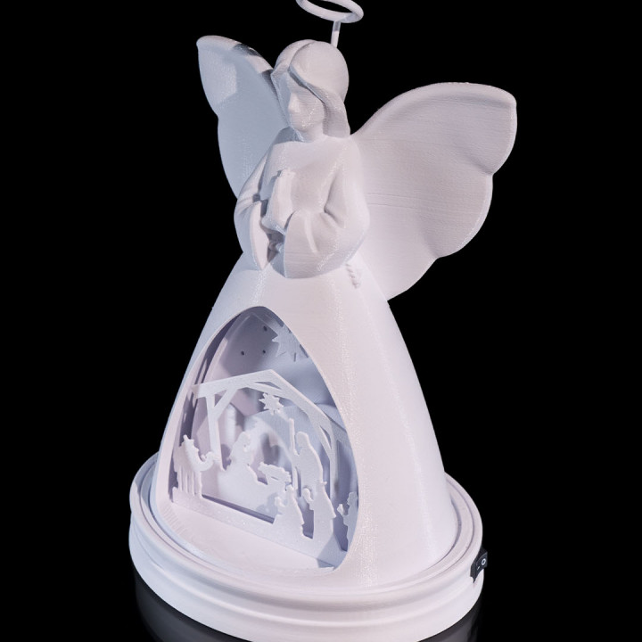 3D Printable Christmas Angel by Stlflix