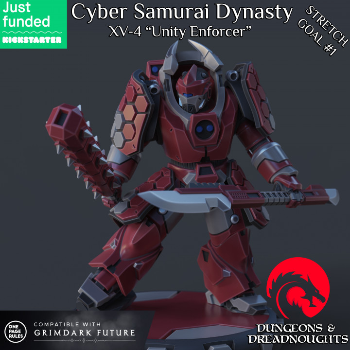 3D Printable XV-4 Unity Enforcer Pattern Exterminator Squad by Dungeons ...