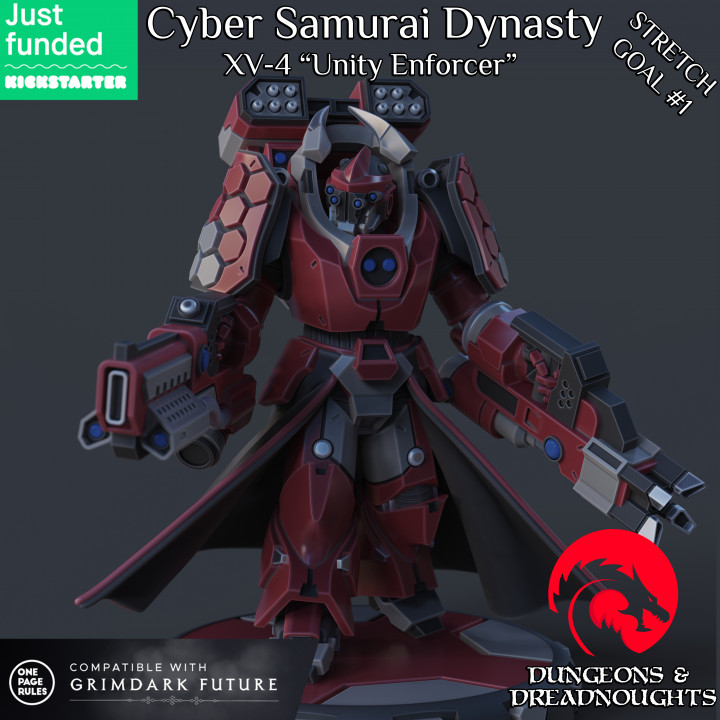 3D Printable XV-4 Unity Enforcer Pattern Exterminator Squad by Dungeons ...