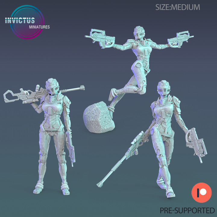 3D Printable Cyberpunk City Set / Future AI Encounters / Cyber Machine ...