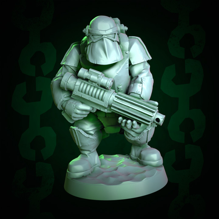 3D Printable MrModulork's Orc Snow Troopaz by MrModulork