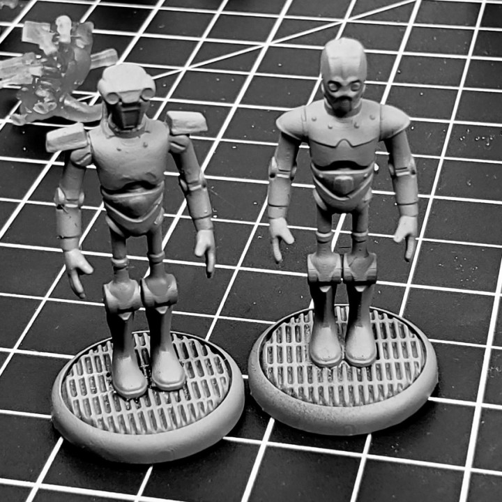 3D Printable Old Republic Protocol Droids by Cody Raskin