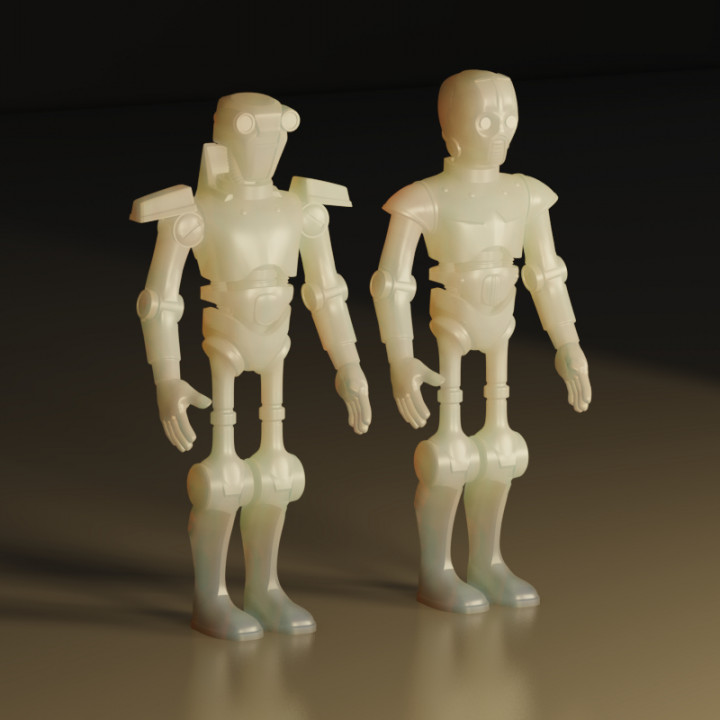 3D Printable Old Republic Protocol Droids by Cody Raskin