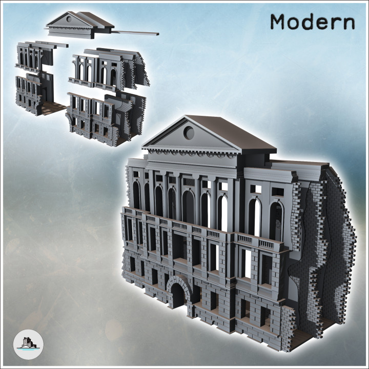 3D Printable Former United States Embassy German Freidrich Albert ...