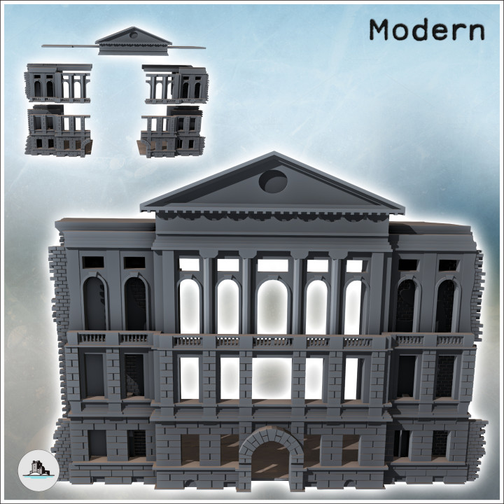 3D Printable Former United States Embassy German Freidrich Albert ...