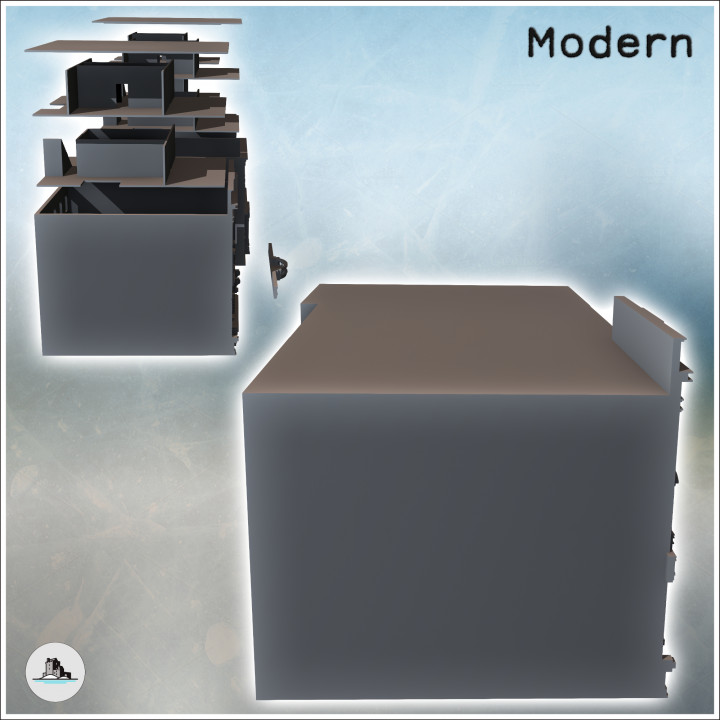 3D Printable Buildings surrounding the Reich Chancellery (Berlin ...