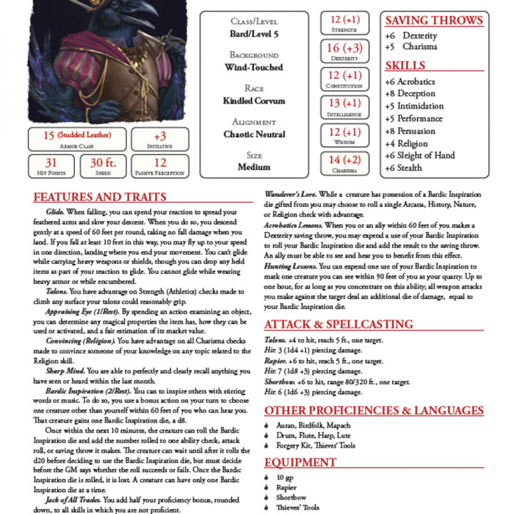 3D Printable HUMBLEWOOD: THE WAKEWYRM'S FURY (PDF) by Hit Point Press