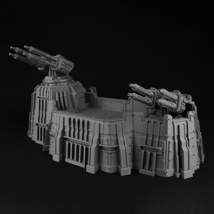 3D Printable Fortified Bunker by Tesseract Tomb