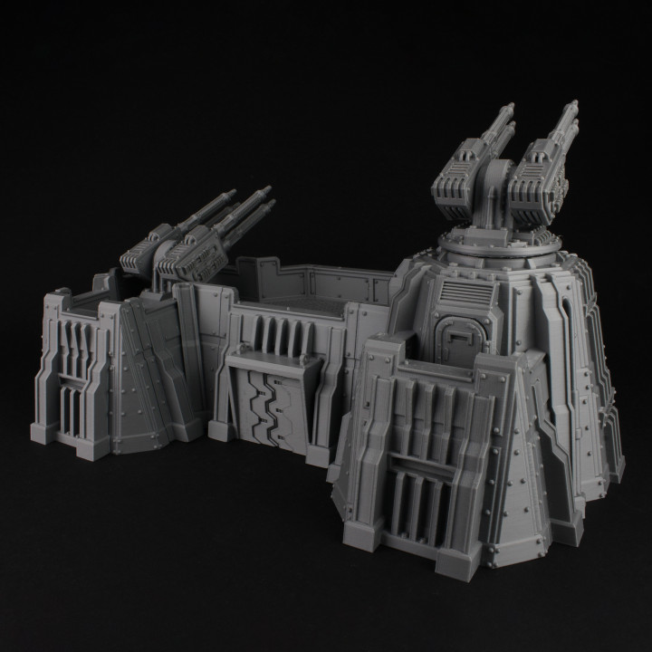 3D Printable Fortified Bunker by Tesseract Tomb