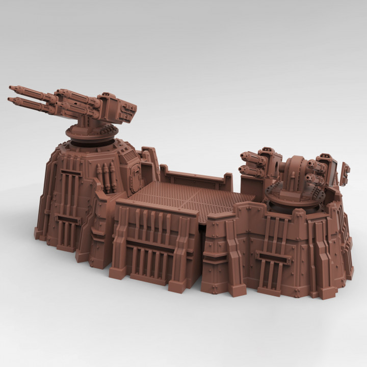 3D Printable Fortified Bunker by Tesseract Tomb