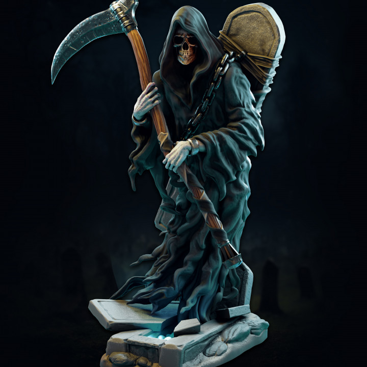 3D Printable Wraith Grim Reaper (75mm) by Safehold