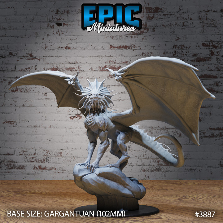 3D Printable Red Dragon Guild Leader / Ruby Legendary Drake / Winged ...