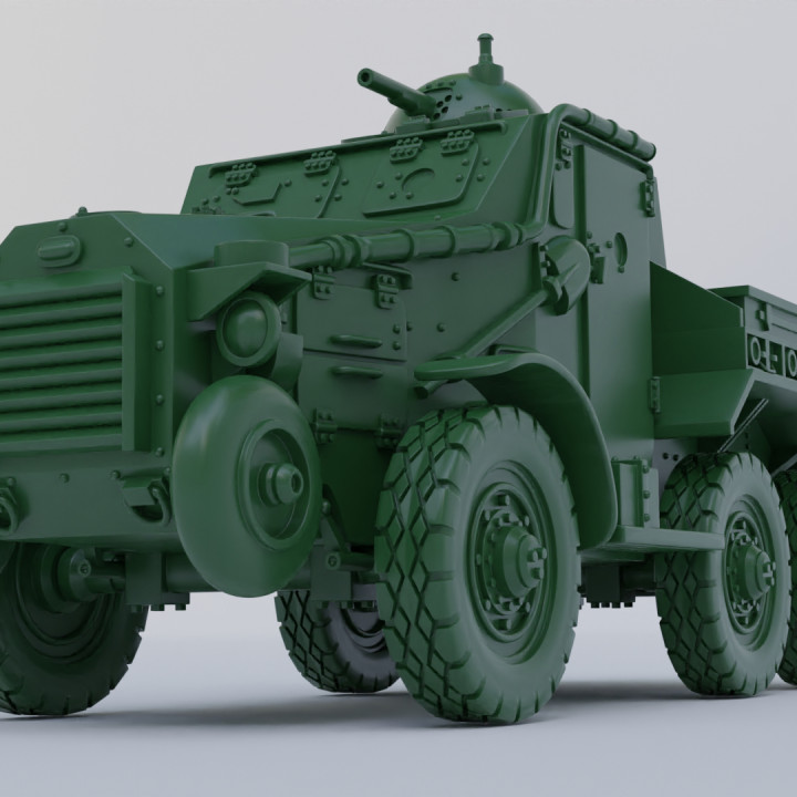 3D Printable Artillery tractor Laffly s15toe (France, WW2) by Wargame3d