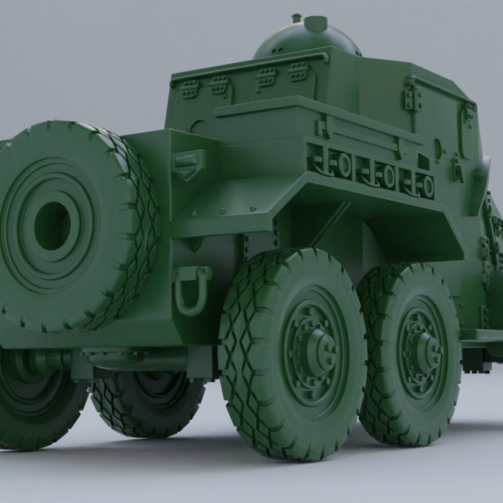 3D Printable Artillery tractor Laffly s15toe (France, WW2) by Wargame3d