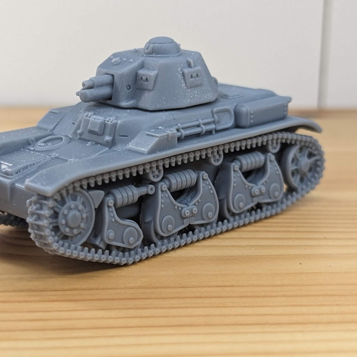 3D Printable Light Tank Renault R35 (France, WW2) by Wargame3d