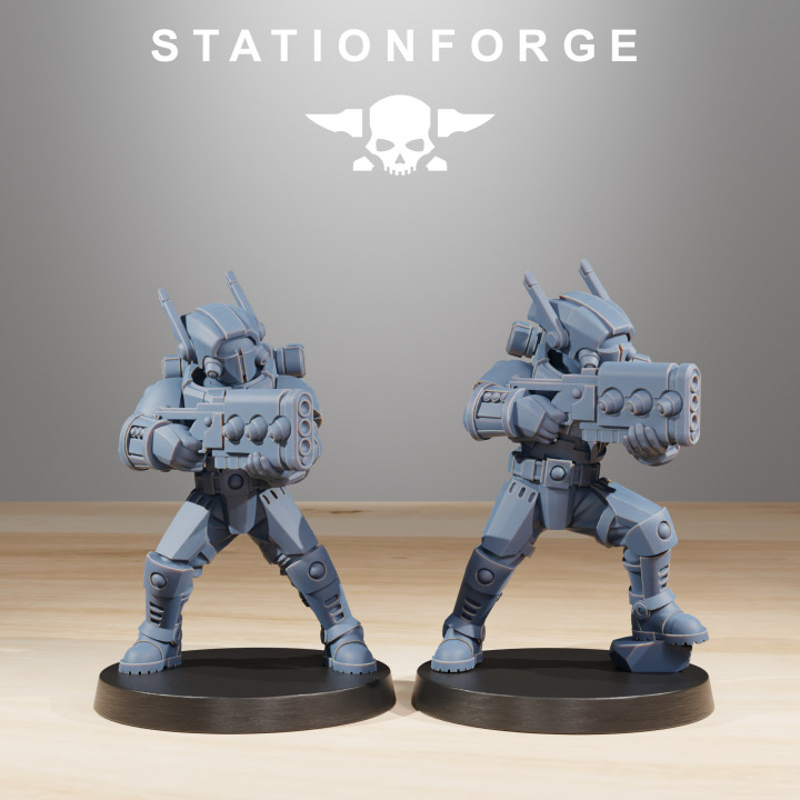 3D Printable Tarion Clone Infantry by Station Forge