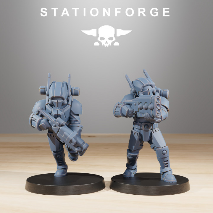 3D Printable Tarion Clone Infantry by Station Forge