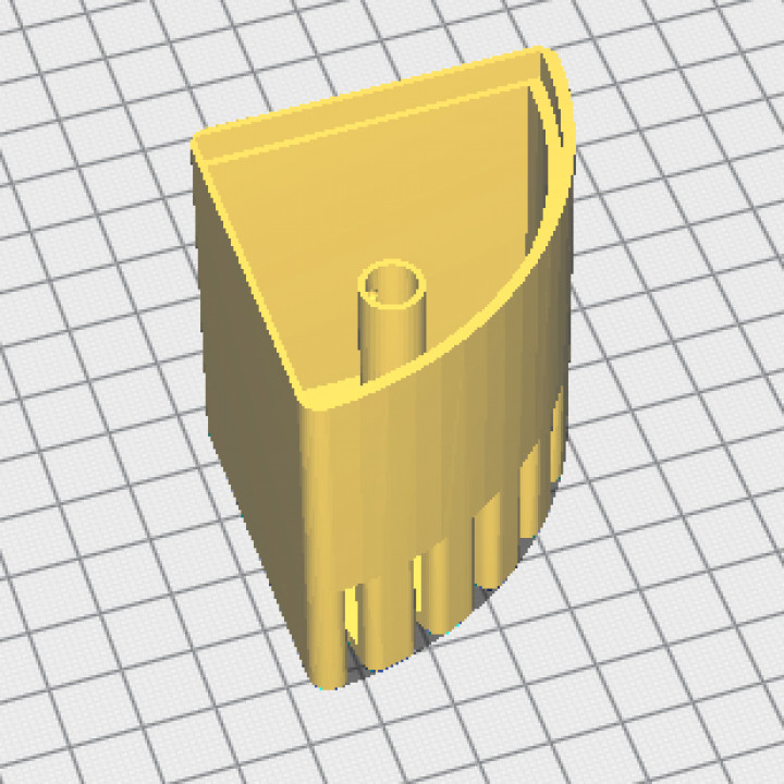 3D Printable Aquarium Air Powered Filter by Sende Yap