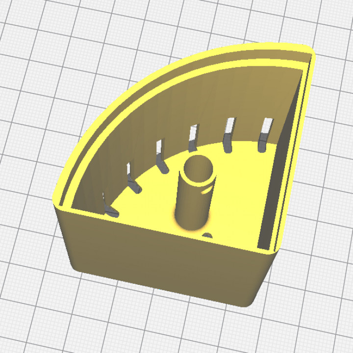 3D Printable Aquarium Air Powered Filter by Sende Yap