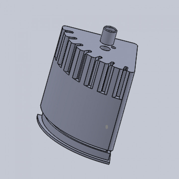 3D Printable Aquarium Air Powered Filter by Sende Yap