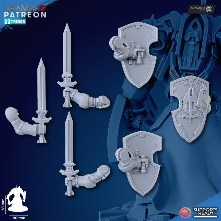 3D Printable Vengeful Swords by Ghamak