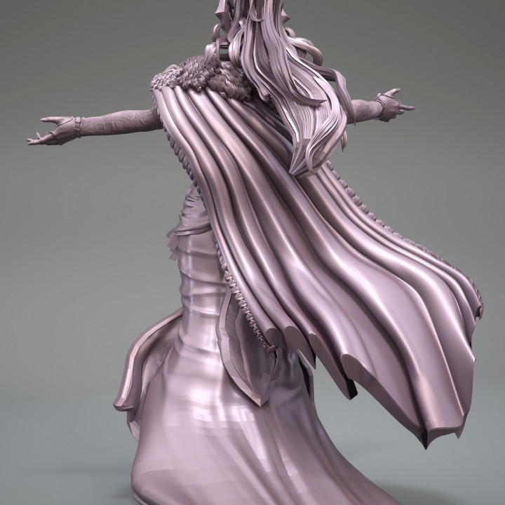 3D Printable Female Necromancer by 3DArtGuy