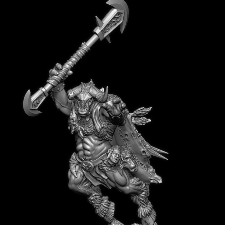 3D Printable Bstmn 15 Clovis Collector running with Glaive (pre ...