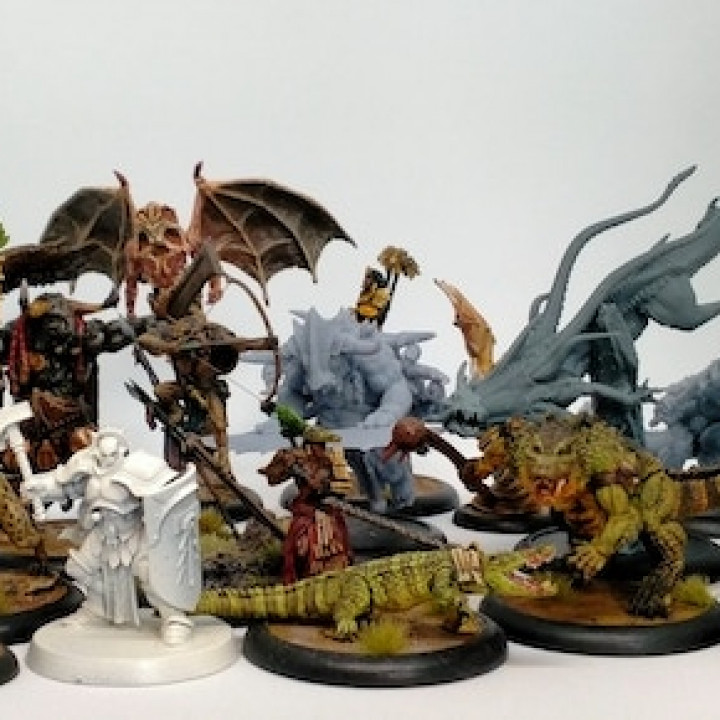 3D Printable Bstmn16 Clovis Minotaur spinning with morning star (Pre ...