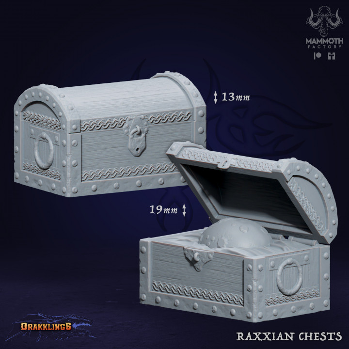 3D Printable Raxxian Chest by Mammoth Factory