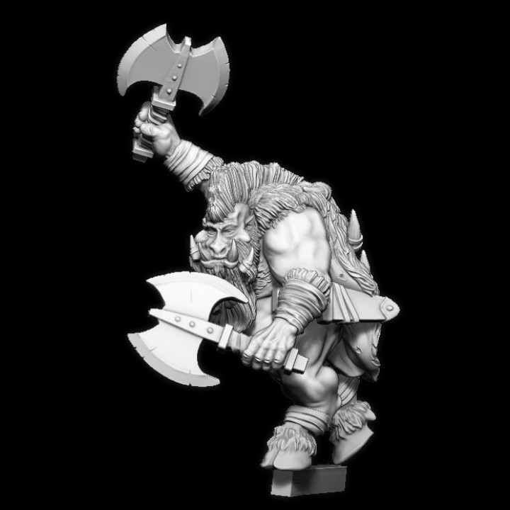 3D Printable Dwft04: Dwarf Tusker Hog advancing (Supported) by Gary ...