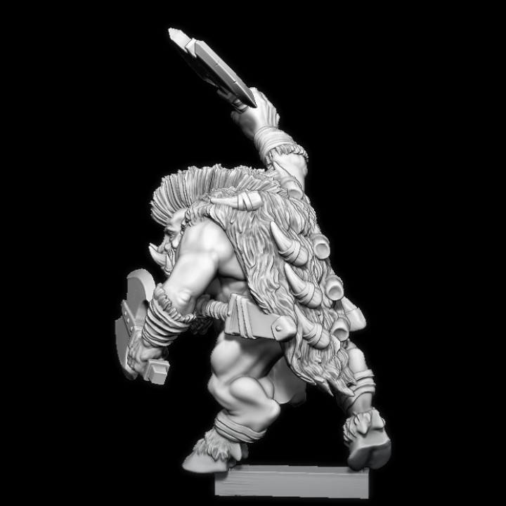 3D Printable Dwft04: Dwarf Tusker Hog advancing (Supported) by Gary ...