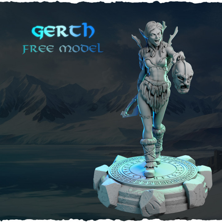 3D Printable Gerth from Ladies of the North (Vikings) by Black Bird ...