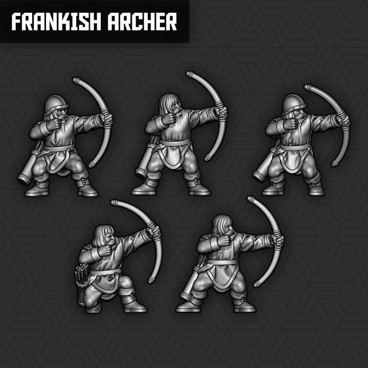 3D Printable Viking Archer Units by Smol Miniatures