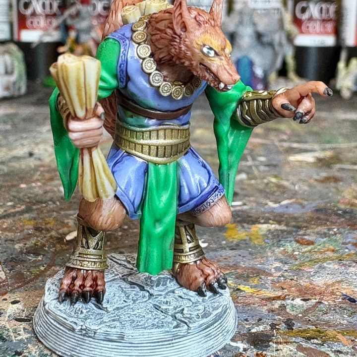 3D Print of Arcanaloth / Evil War Dog / Jackal Hybrid Warrior / Dire ...