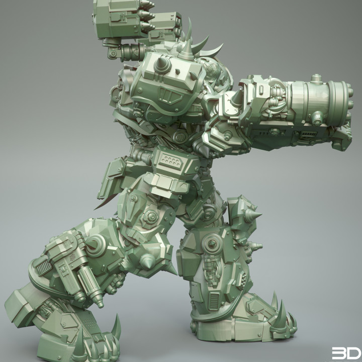 3D Printable Orc Warmachine by 3DArtGuy