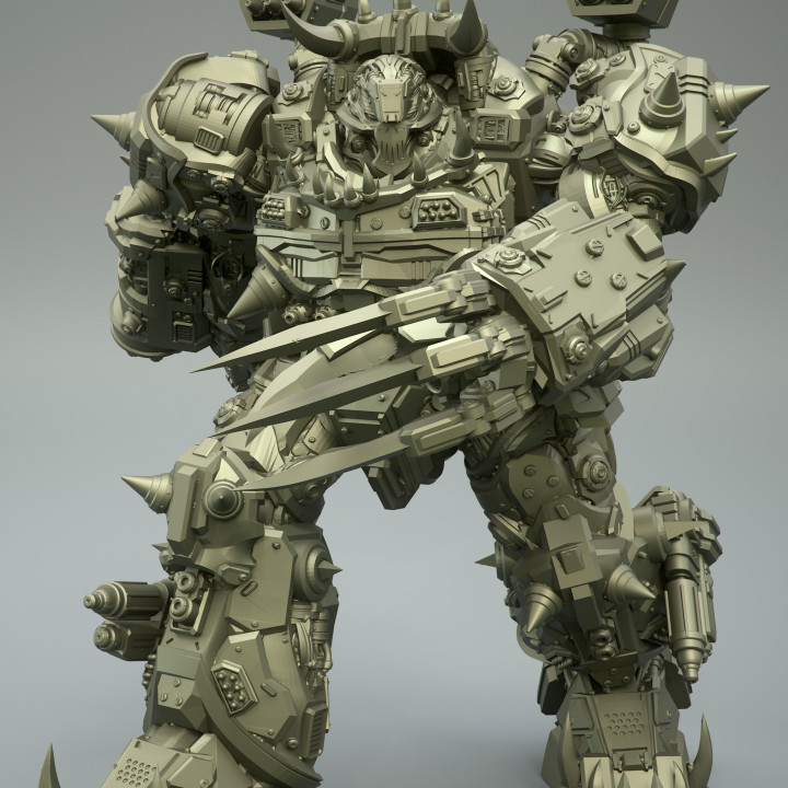 3D Printable Orc Warmachine by 3DArtGuy