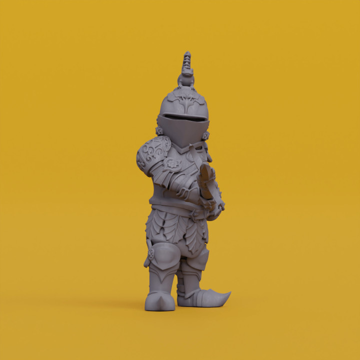 3D Printable Bullywug Knight G by vector.miniatures