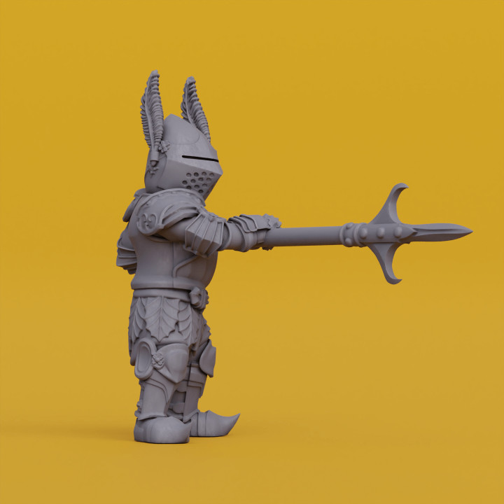 3D Printable Bullywug Knight I by vector.miniatures