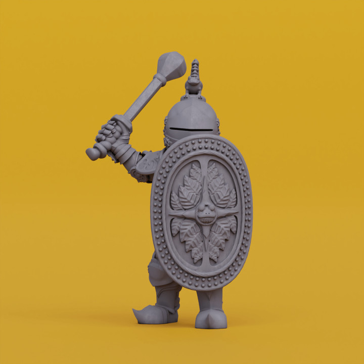 3D Printable Bullywug Knight K by vector.miniatures