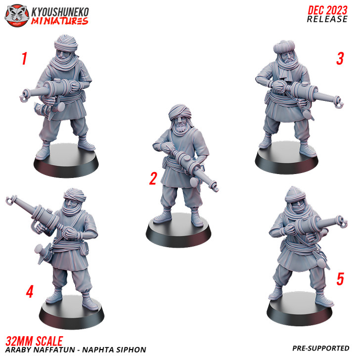 3D Printable December Fantasy 2023 Release - Araby Army IV by ...