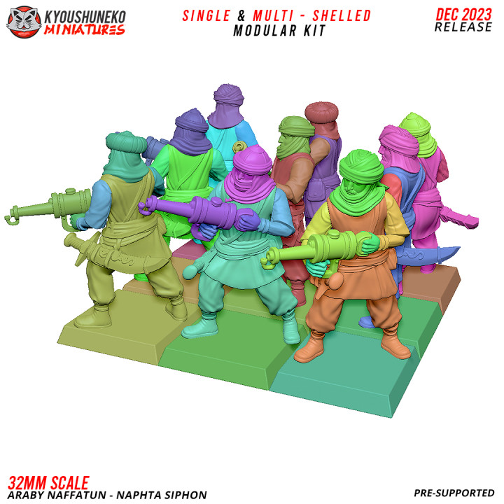 3D Printable December Fantasy 2023 Release - Araby Army IV by ...